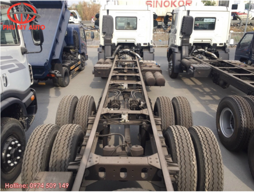 Xe tải Daewoo 15 tấn HU8 nhập khẩu thùng dài 9m2 - XE TẢI DAEWOO PHÚ MỸ